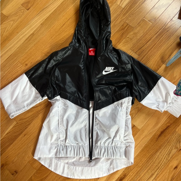 Nike | Jackets & Coats | Nike Weather Tech Jacket With Hood Black And ...
